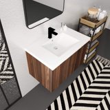 Soft Close Doors Bathroom Vanity With Sink,30 Inch For Small Bathroom ...