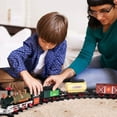 FUN LITTLE TOYS Train Set Classic Electric Train Toy Included 6 Cars ...