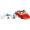 Bluey's Escape Convertible Figure Set (Includes: Bluey, Chilli, Bandit ...