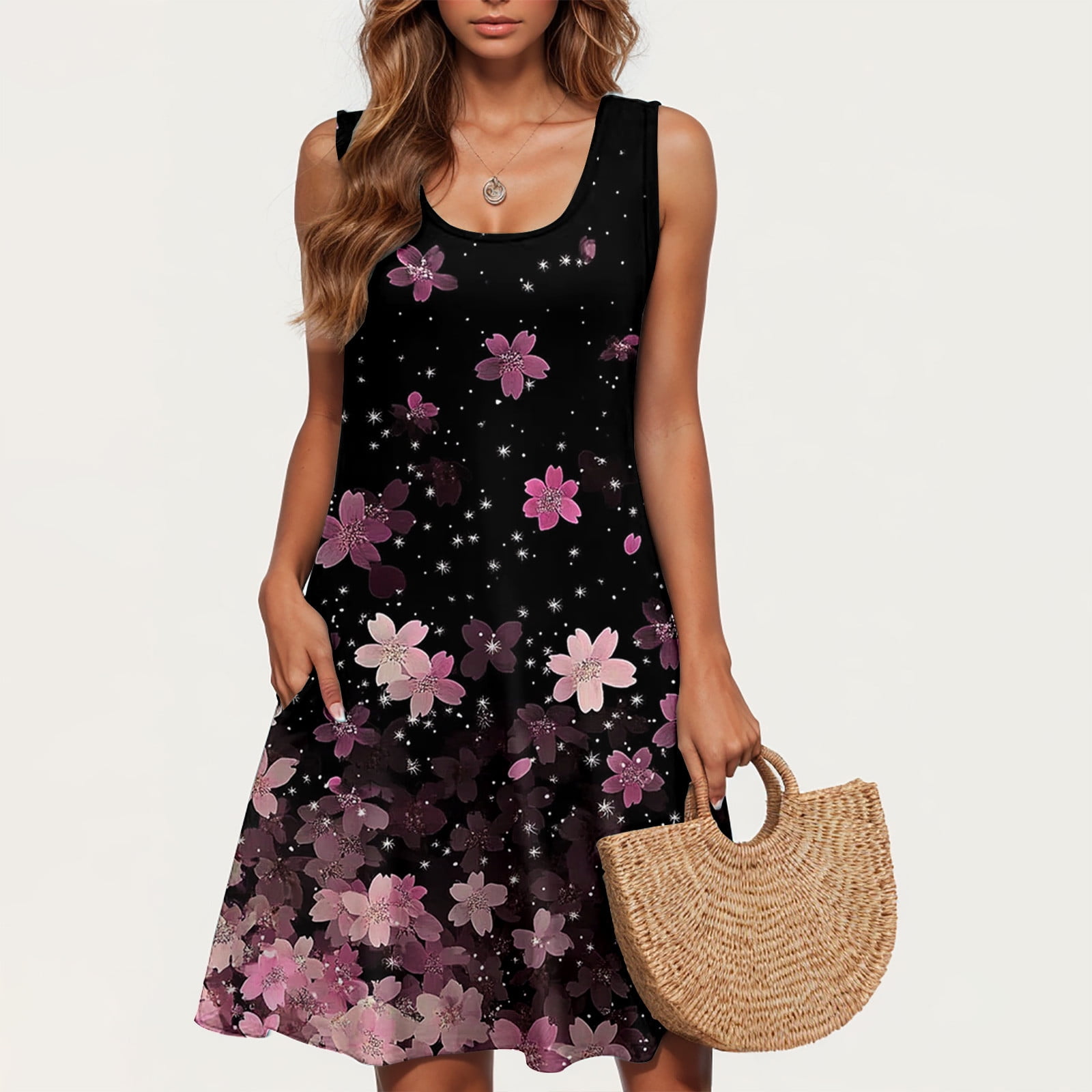 Click here for Staron Summer Dresses For Women 2025 Sleeveless Fl... prices