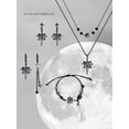 Gnoliew Original Gothic Cross Star Adjustable Natural Stone Black ...
