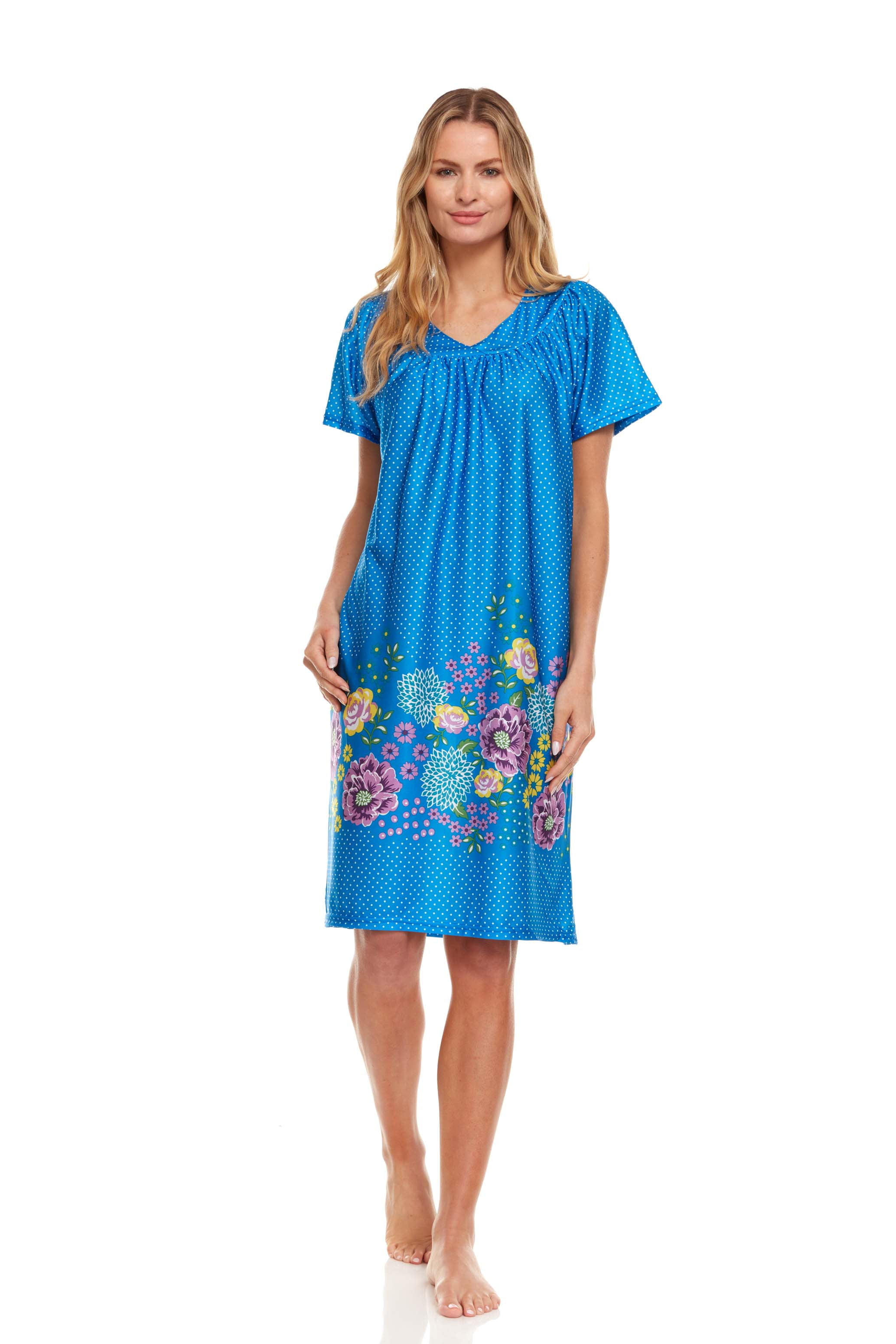 Lati Fashion Women Nightgown Sleepwear Female Sleep Dress Nightshirt ...