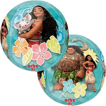 Disney Moana Party Multi-color Latex Balloon - Walmart.com