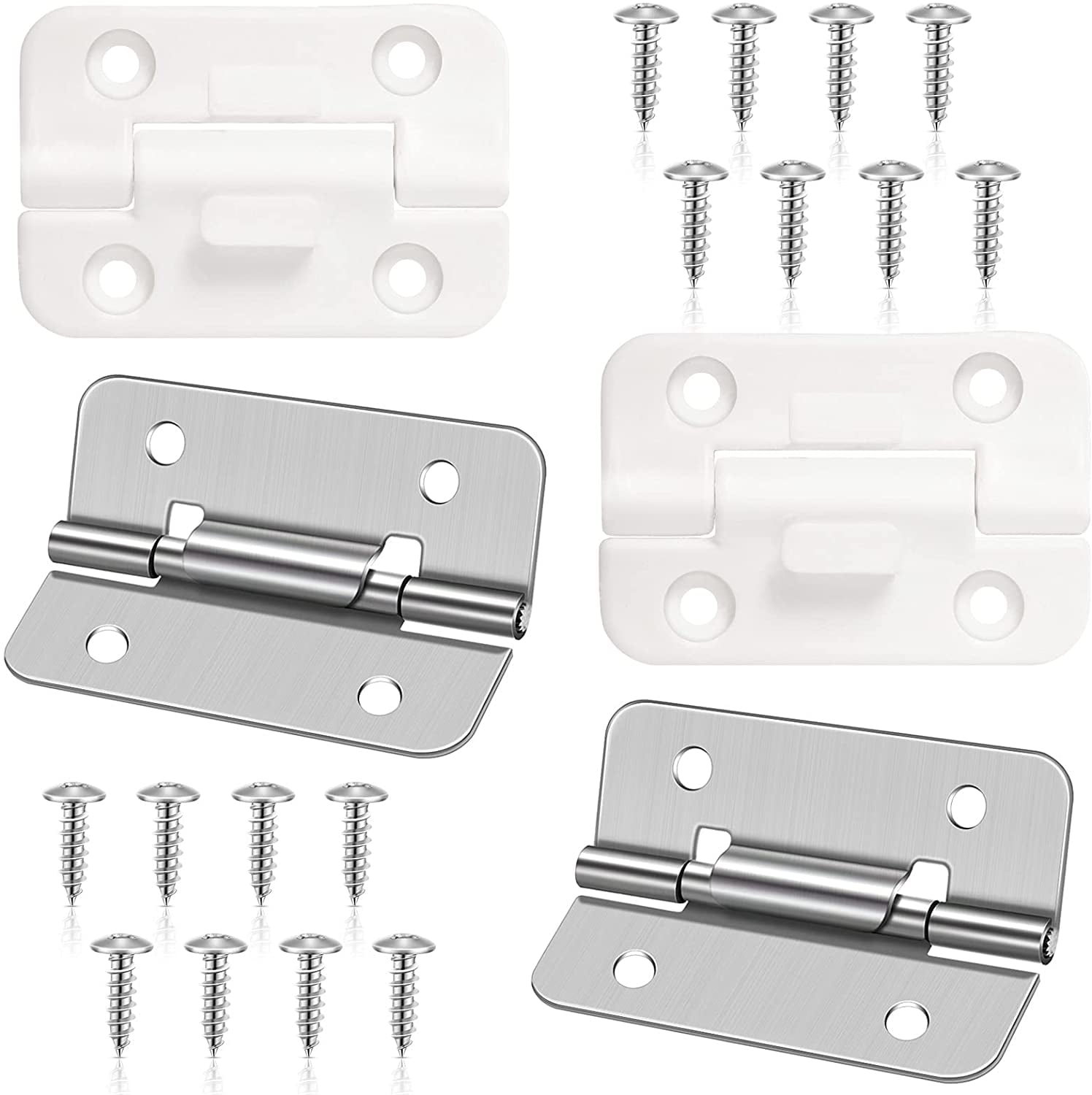 4 Pieces Cooler Hinges Cooler Replacement Hinges Include Stainless ...