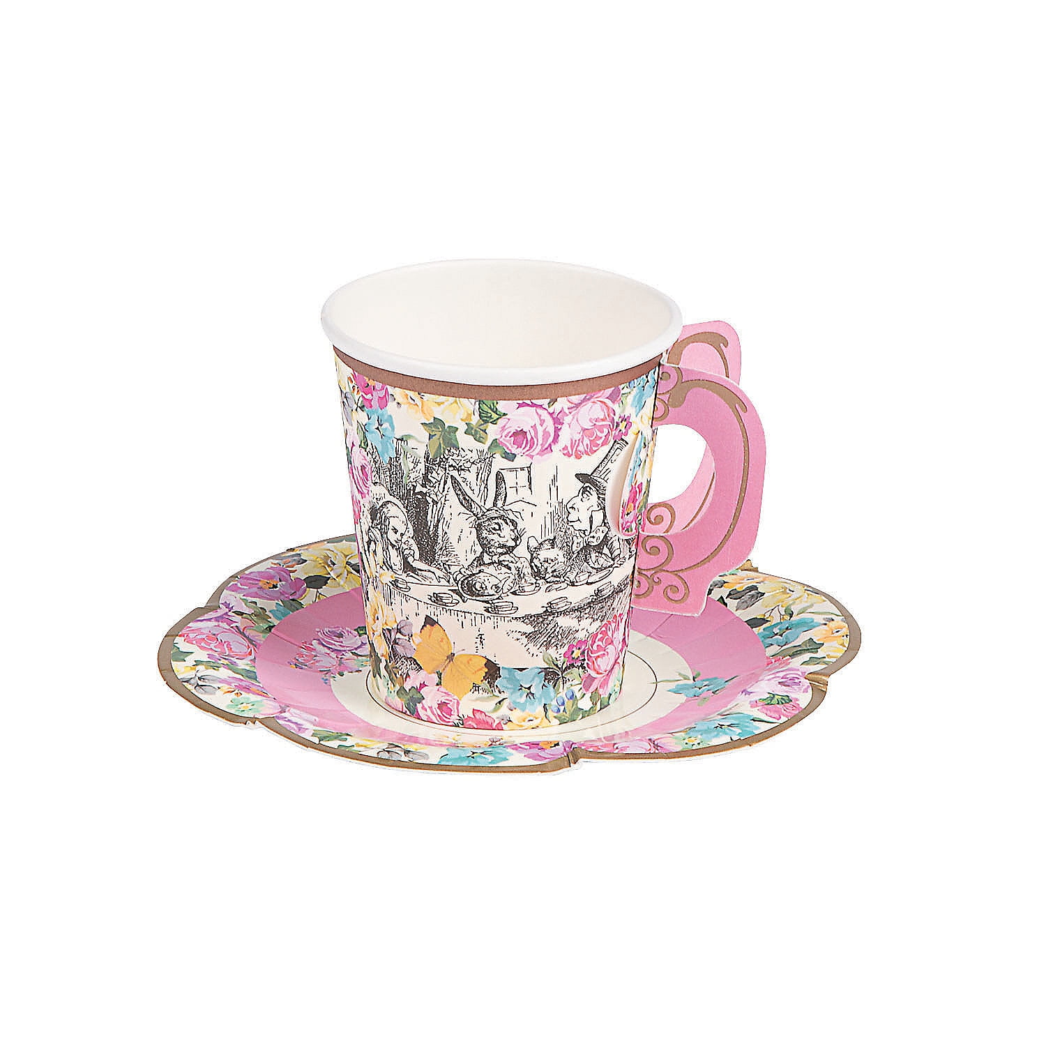 Truly Alice Cups & Saucers - Party Supplies - 12 Pieces - Walmart.com