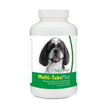 Healthy Breeds Pit Bull Multi-Tabs Vitamin Plus Chewable Tablets, 180 ...