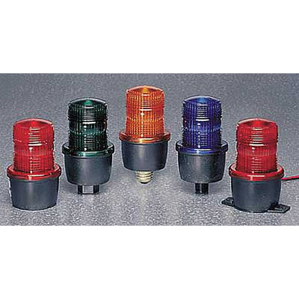 Federal Signal Low Profile Warning Light,Strobe,Blue LP3P-120B ...