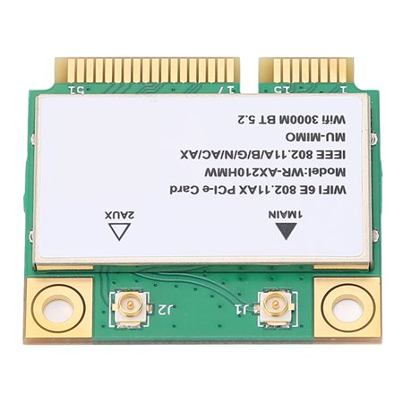 WiFi Card, Triple Band 2.4GHz/5GHz/6GHz Card, 5.2 Fast And Stable, With ...