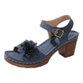 Chunky Heeled Sandals Women Open Toe Orthhopedic Platform Wedge High ...