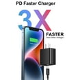 20W USB-C PD 3.0 Power Delivery Wall Charger - Black: Electronics ...