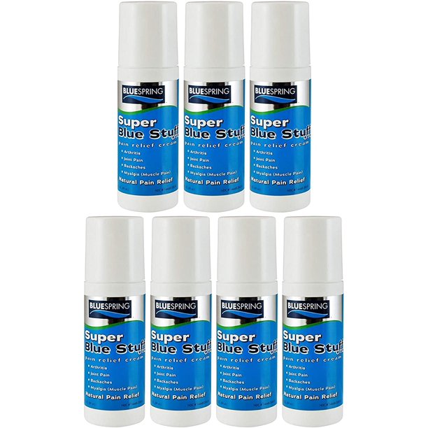 BlueSpring Super Blue Stuff Natural Pain Relief Cream - Fast Action ...
