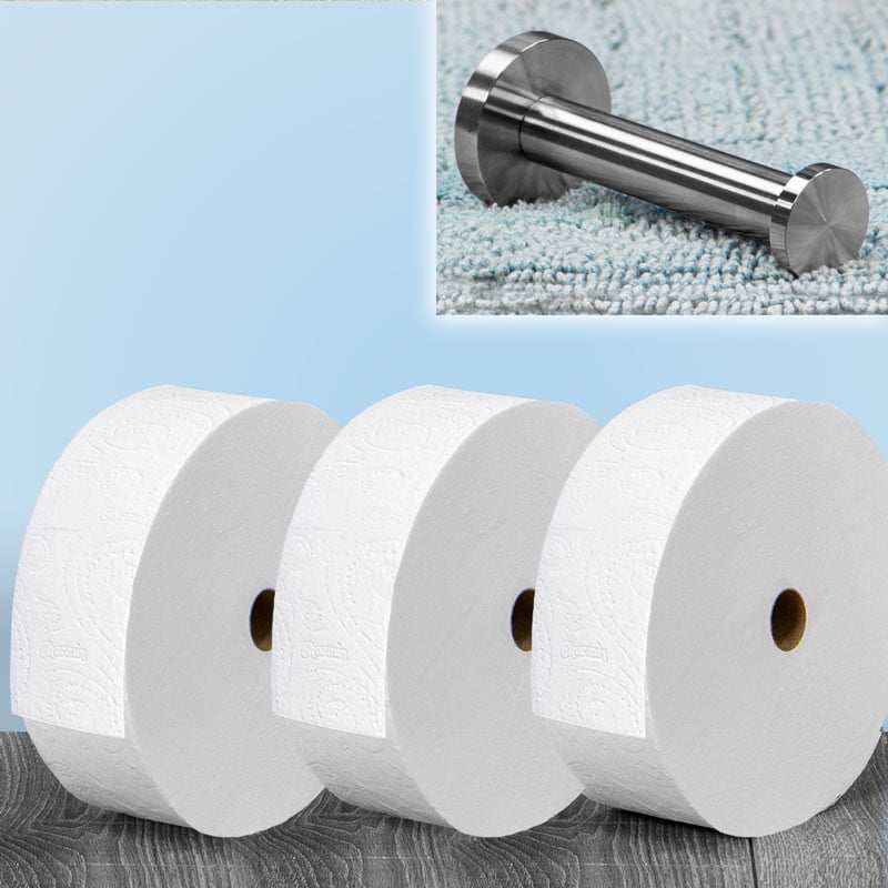 CHARMIN FOREVER ROLL STARTER KIT (ADHESIVE WALL MOUNT INCLUDED ...
