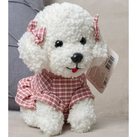 Soft toy dog poodle white 22 CM | Walmart Canada