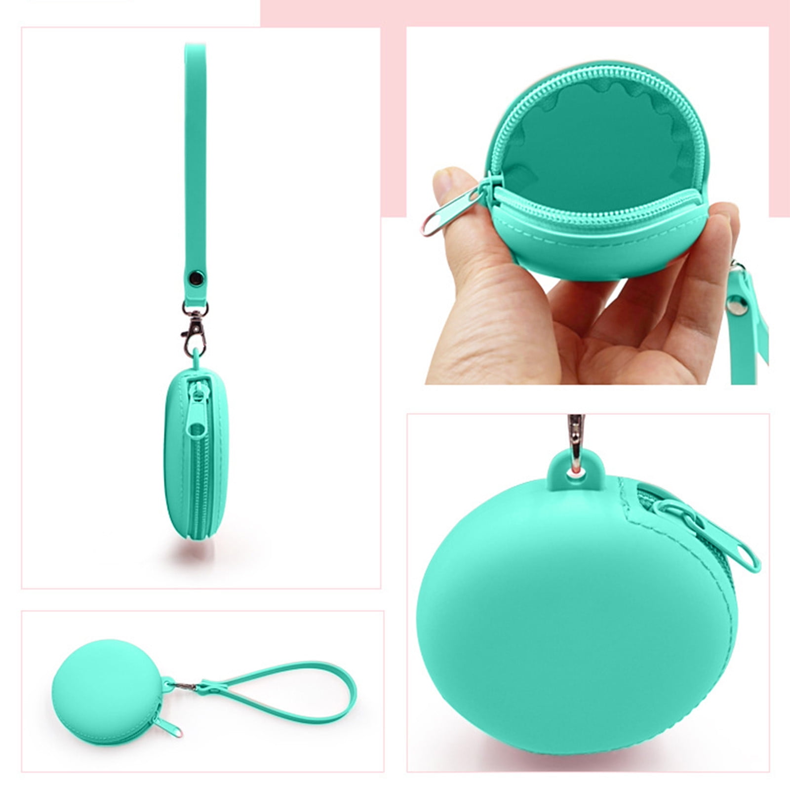 Wzzjkit Small Bag Coin Purse, Waterproof Silicone Coin Pouch for ...