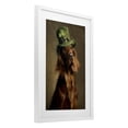 Stupell Industries The Irish Setter Portrait White Framed Print Under ...