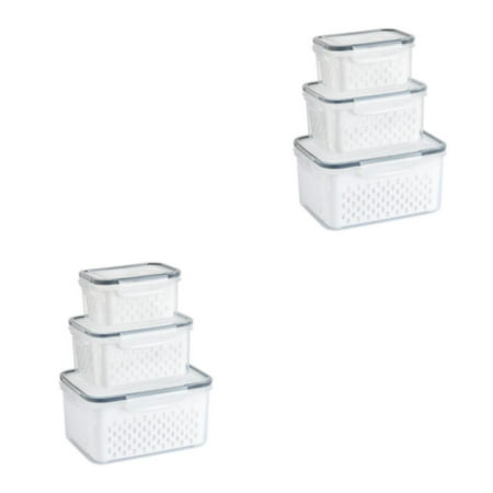 VONKY Say Goodbye To Fruits Reliable Fruit Containers For Fridge Fruit ...