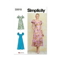 Simplicity Sewing Pattern 9742 - Misses' Dresses, Size: P5 (12-14-16-18 ...