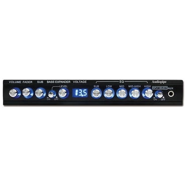 PYLE PPEQ100 - 19'' Rack Mount Dual 10 Band 4 Source Input Stereo ...