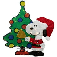 Peanuts Charlie Brown & Snoopy LED Lighted Outdoor Xmas Decor with The ...