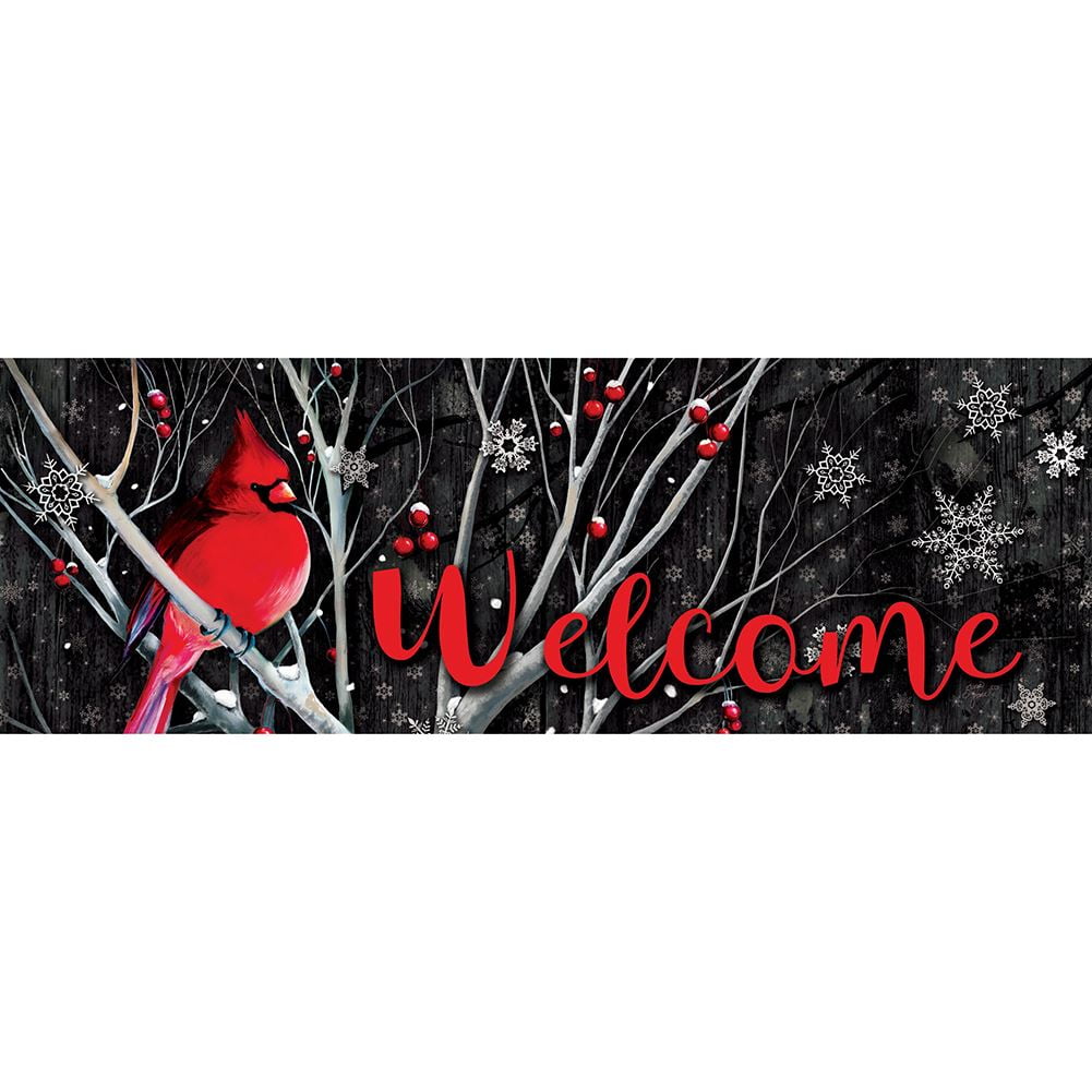 Custom Decor Signature Sign - Midnight Cardinal - Walmart.com