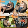 Inflatable Air Sofa | Creative Lazy Sofa With Foot Pedal, Plush Sofa ...