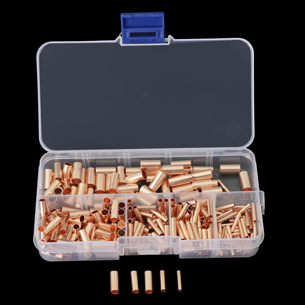 250 Piezas De Conectores Nalgas No Aislados De Terminales De Ado De Férula Eléctrico Sin