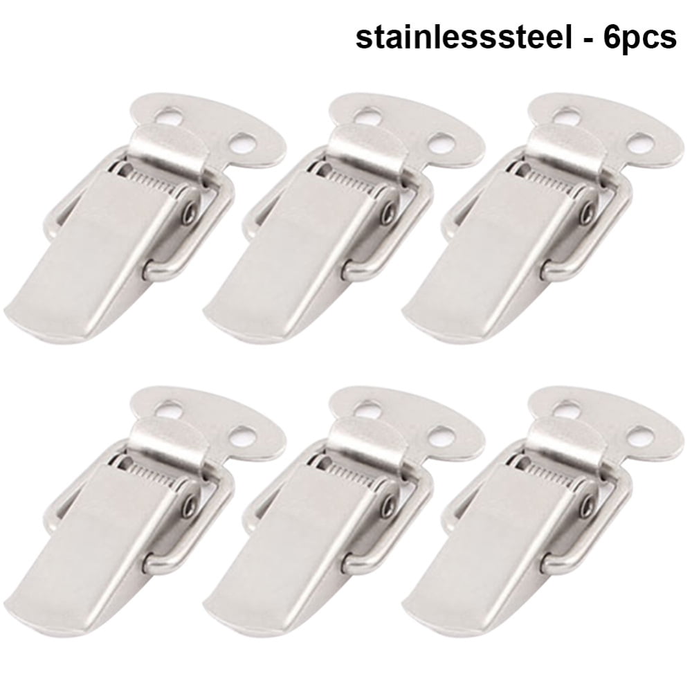 6Pcs Spring Loaded Suitcase Chest Tool Box Locking Toggle Latch Hasp ...