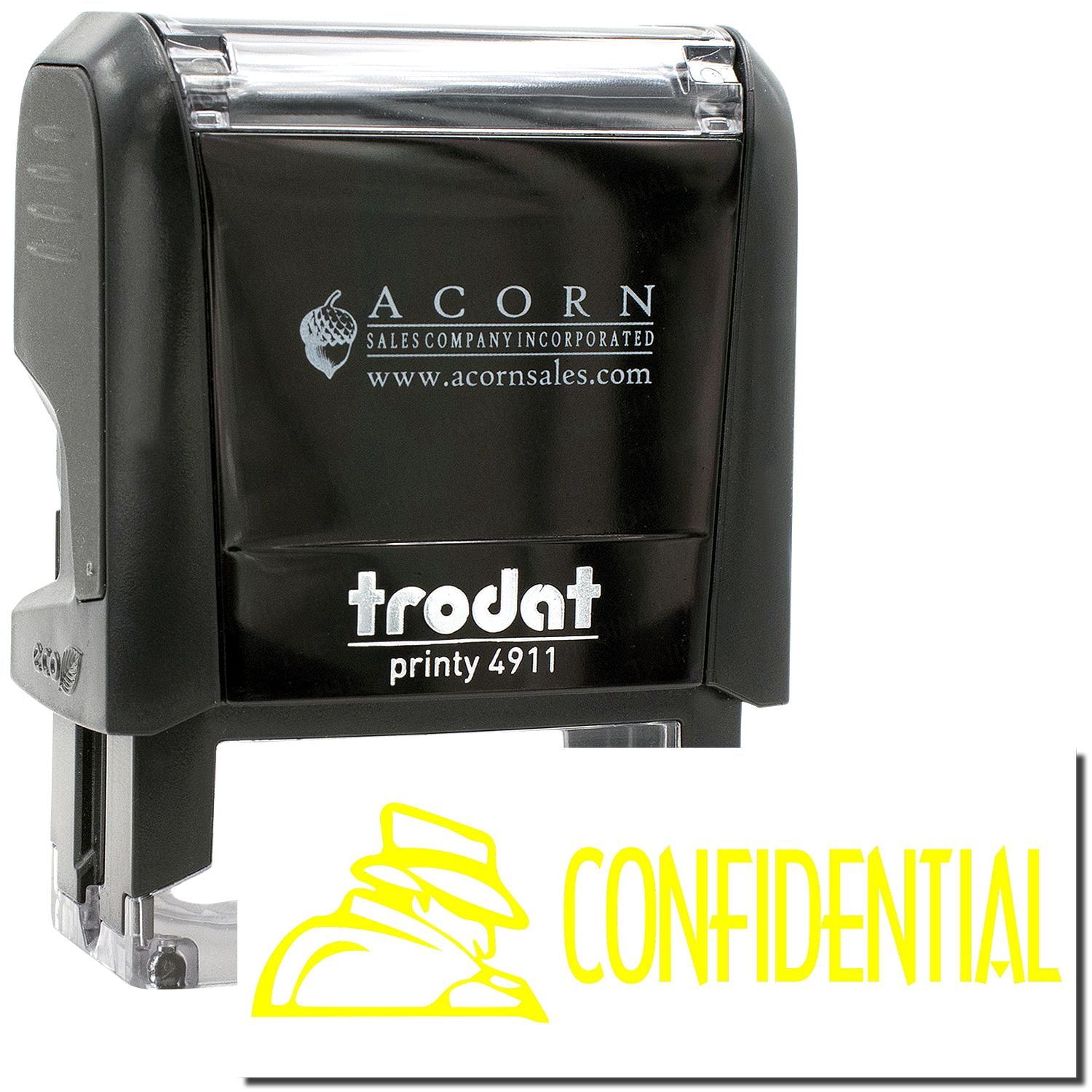 Self-Inking Confidential with Logo Stamp, Trodat Printy 4911, Press and ...