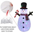 5ft Outdoor Snowman Inflatable Christmas Decorations - Snowman ...