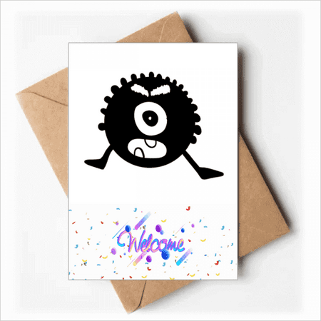 Alien Monster Creature Cyclops Welcome Back Greeting Cards Envelopes ...