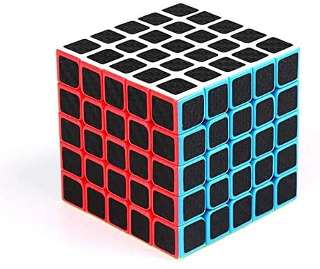 Rubiks Cube, Rubix Cube Speed Cube 5x5x5, Smooth Magic Carbon Fiber ...