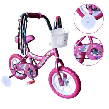 Disney 12 in. Minnie Mouse Bike with Training-Wheels for Girl's, Pink ...