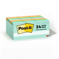 Post-it Beachside Cafe Value Pack Sticky Notes, 1 3/8 x 1 7/8 in, 24 ...