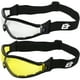 2 Pairs of Birdz Eyewear Boogie Foam Padded Motorcycle Ski Skydiving ...