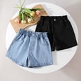 2 Pack Girls Denim Shorts Classic Casual Outfit Summer Fashion ...