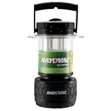 Rayovac Fluorescent Bulb Lantern, Black, 300 Lumens Camping Light ...