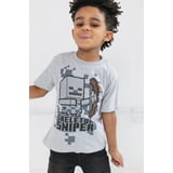 Minecraft Creeper Enderman Skeleton Big Boys T-Shirt Kids Short Sleeve ...