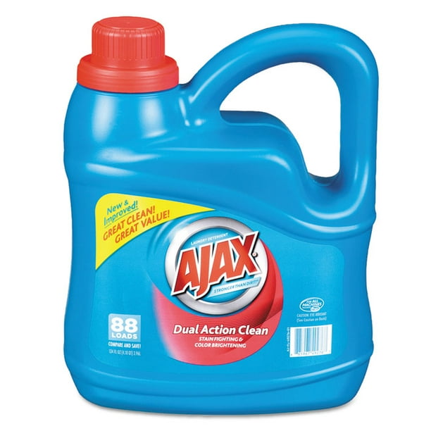Dual Action Clean Liquid Laundry Detergent, Fresh Scent, 134oz Bottle ...