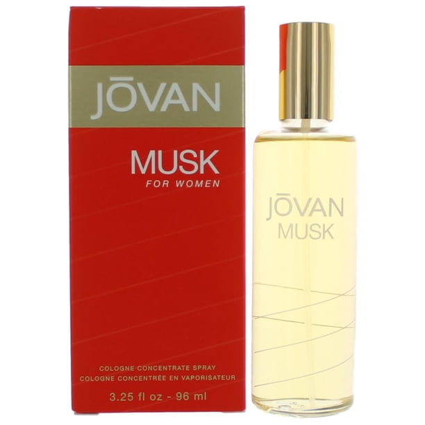 Jovan Musk Cologne Concentrate Spray for Women 3.25 oz (Pack of 2 ...