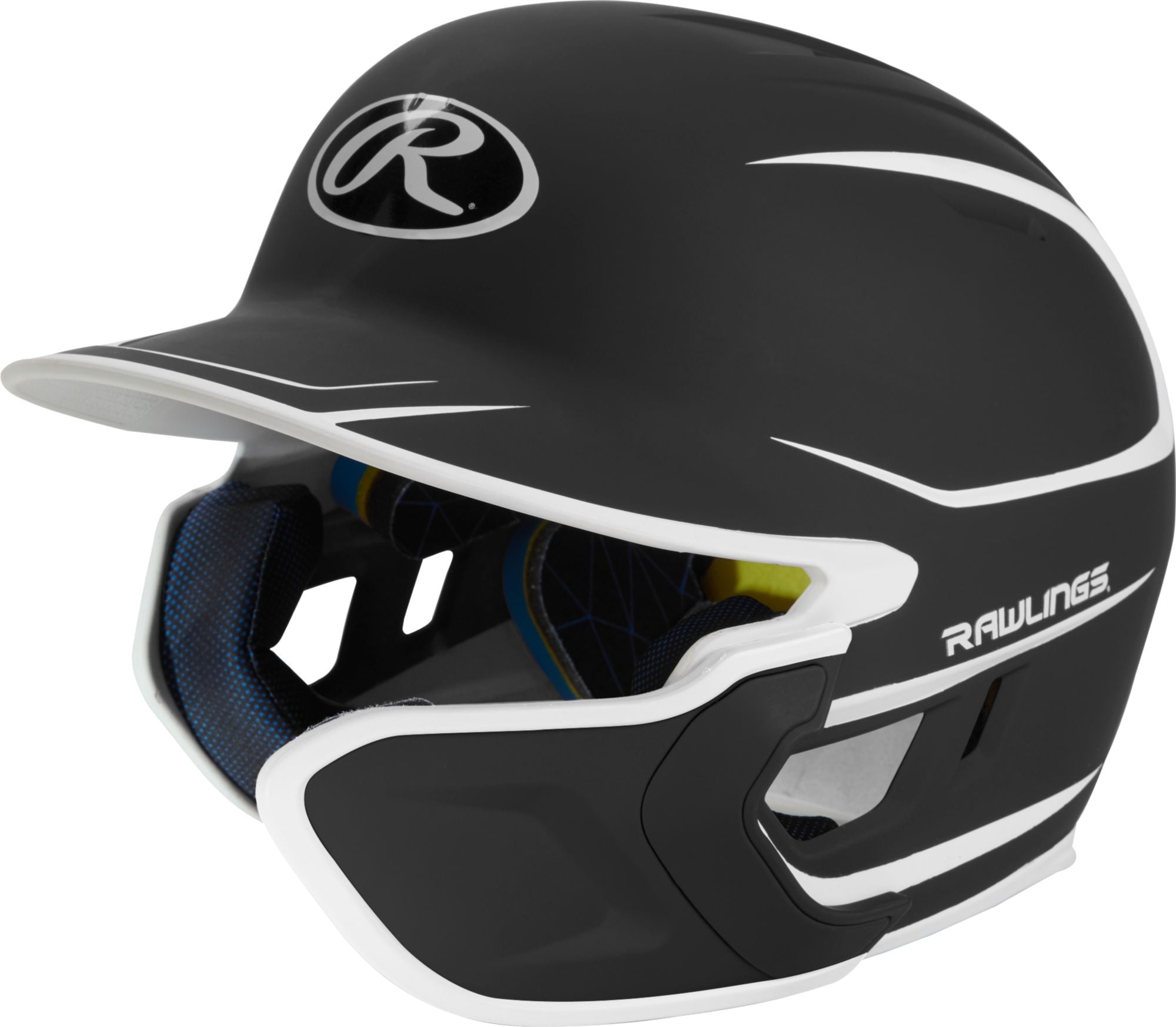 Rawlings Mach Junior 2 Tone Matte Baseball Helmet With RHB EXT Flap Rawlings Mach Junior 2 Tone Matte Baseball Helmet With RHB EXT Flap