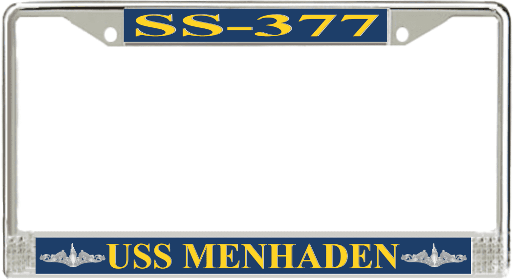 USS Menhaden SS-377 License Plate Frame - Walmart.com