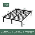 Full Size Sturdy Metal Bed Frame, No Box Spring Needed, Simple and ...
