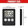Compact Attractive Digital Clock With LCD Display For Kitchen Sports Exercise Baking And Cooking ...