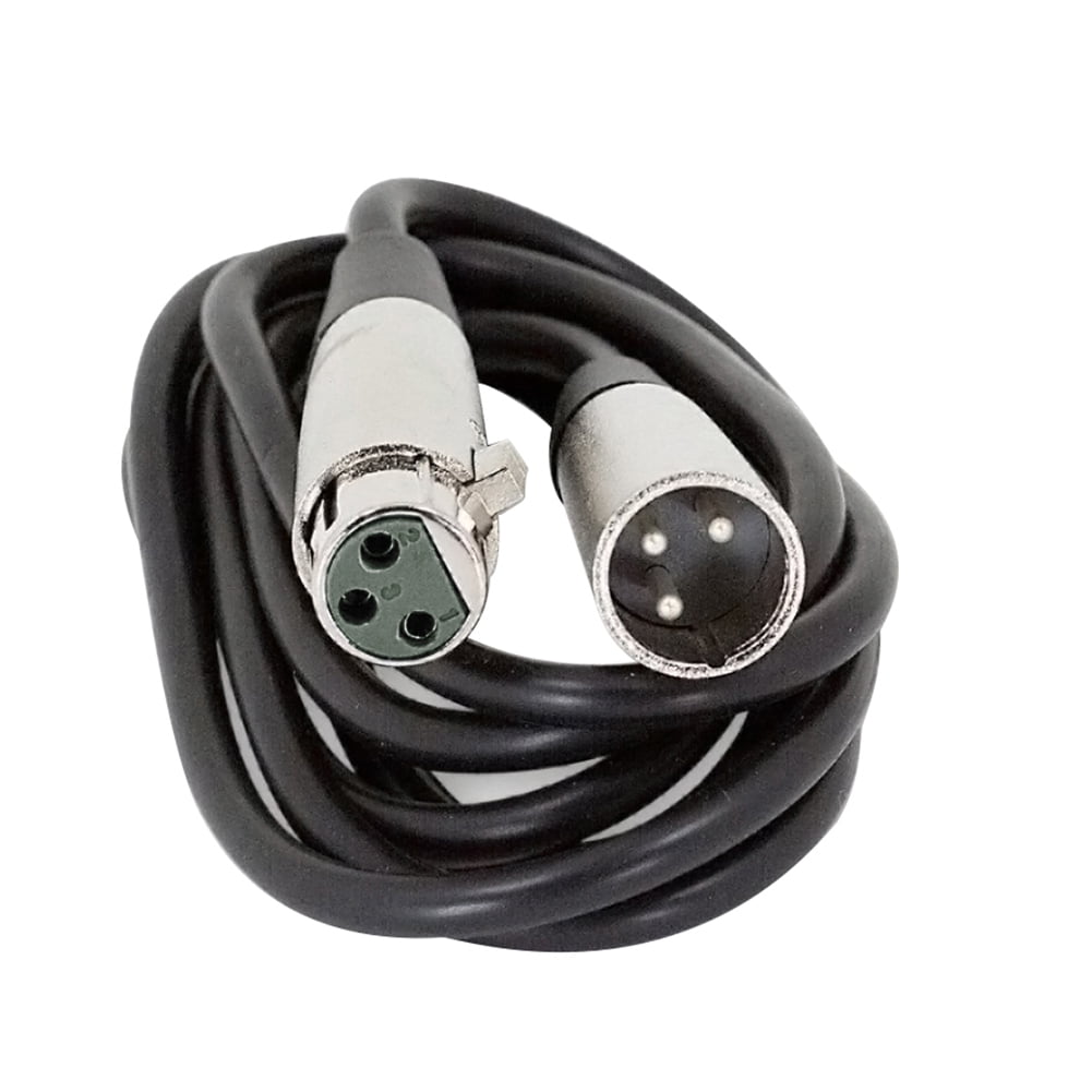 3 Pin XLR Male to Female Microphone Balanced Extension Audio Cord Cable ...