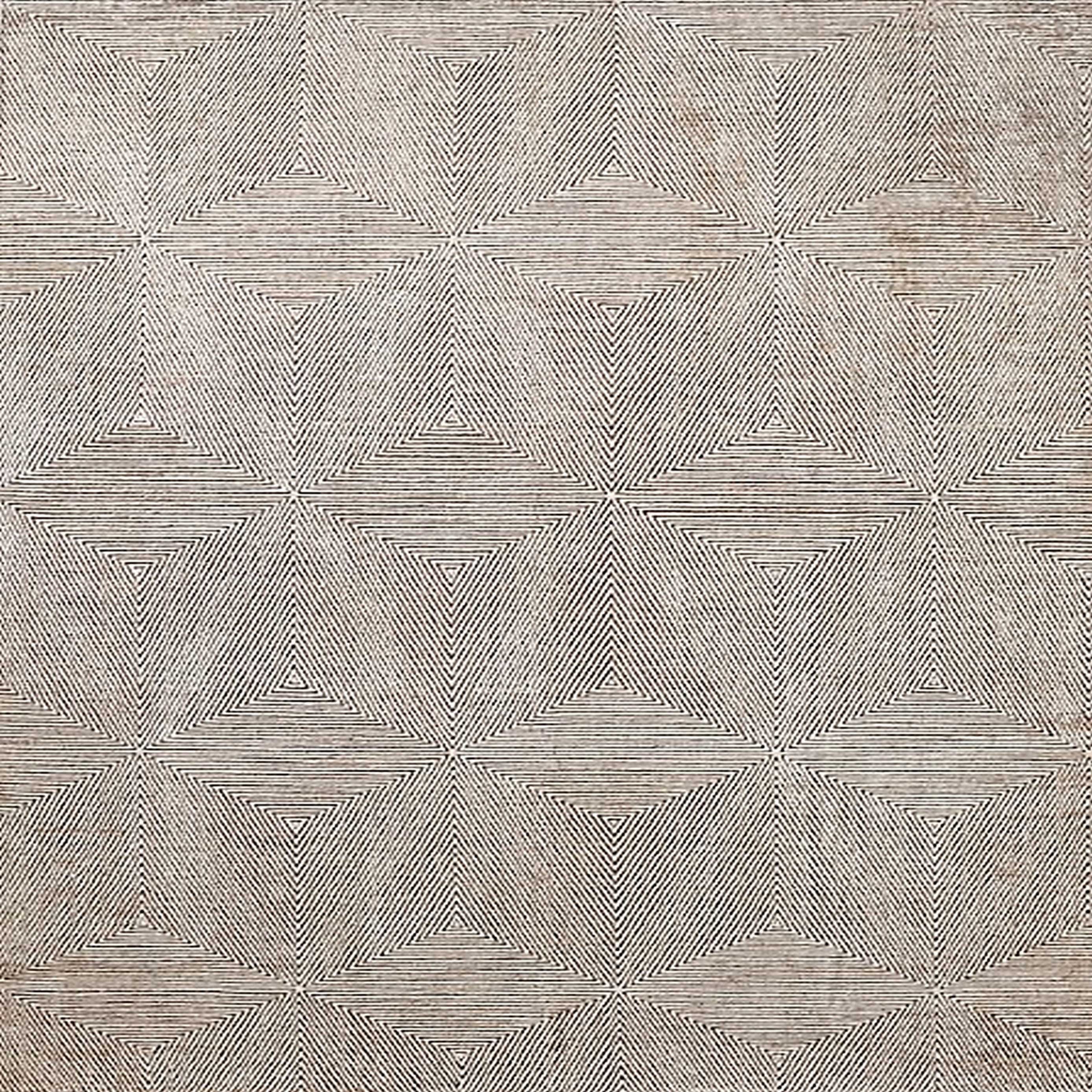 Ahgly Company Indoor Square Mid-Century Modern Ash White Beige Solid ...