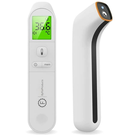 ByFloProducts, Thermometer Adult and Baby, Forehead Digital Thermometer, Infrared Touchless ...
