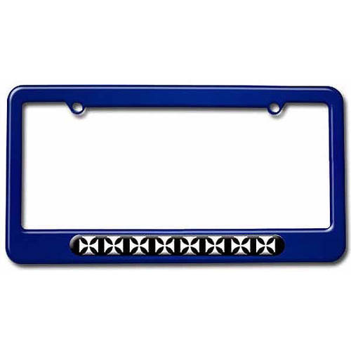 Iron Maltese Cross License Plate Tag Frame, Multiple Colors - Walmart.com