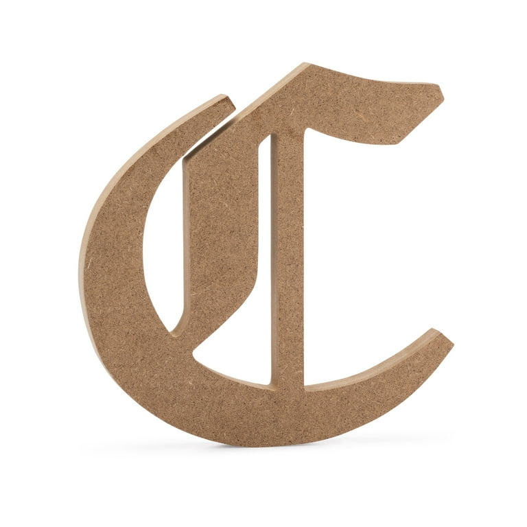 Old English Decorative Wooden Letters Cheap 100Pcs Wooden Letters