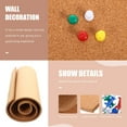 1 Set of Cork Message Board Cork Bulletin Wall Sticker Practical Notice ...