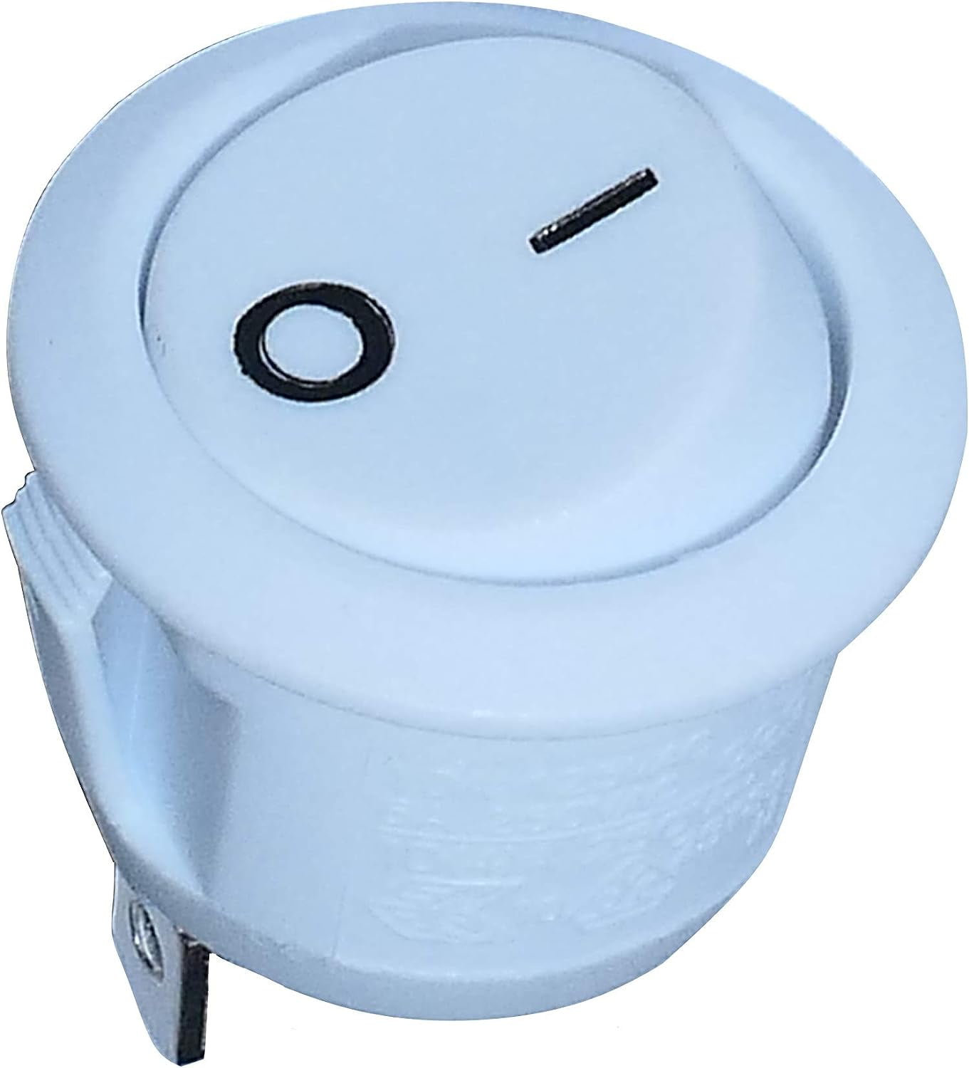 Interruptor contactor pulsador palanca blanco SPST ON-OFF 6A/250V 2 ...